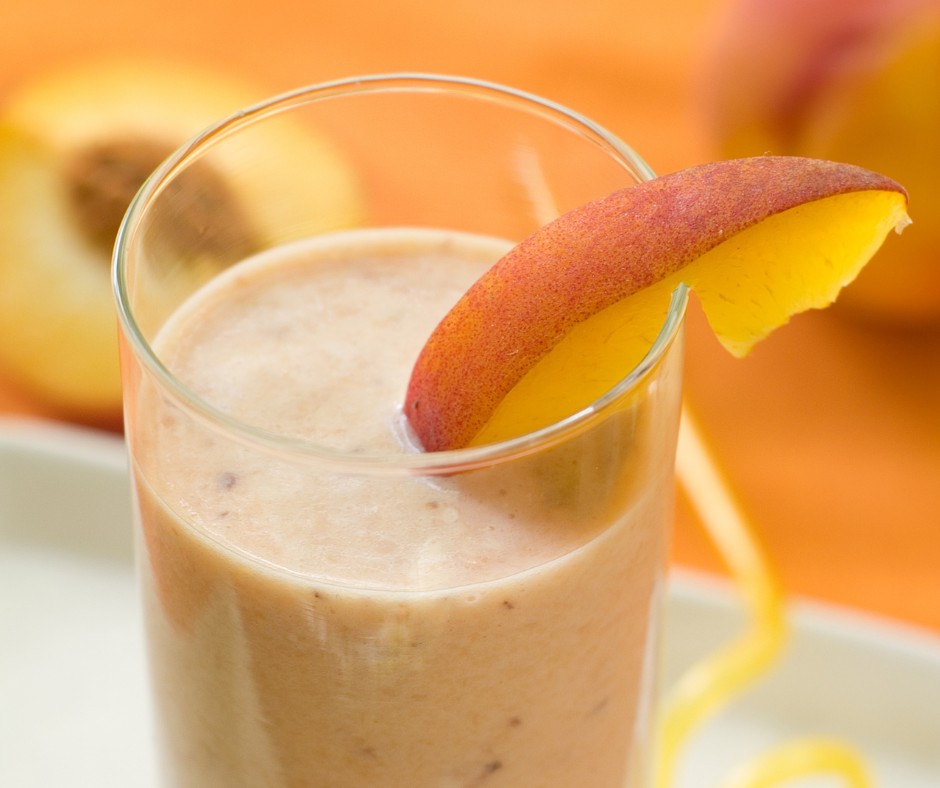 Peach Cherry Smoothie with Muscle Build - SPORTFUEL®